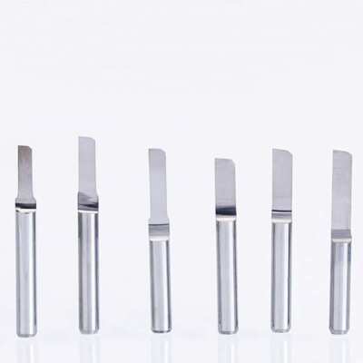 5PCS 3.175mm One Flute Haft Straight Router Bits Knife CNC Cutter ...