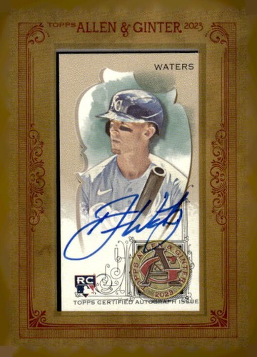 2023 Topps Allen and Ginter Framed Mini Autographs #MADW Drew Waters RC ...