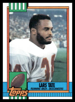 1990 Topps Lars Tate #409 Tampa Bay Buccaneers Football Card | eBay