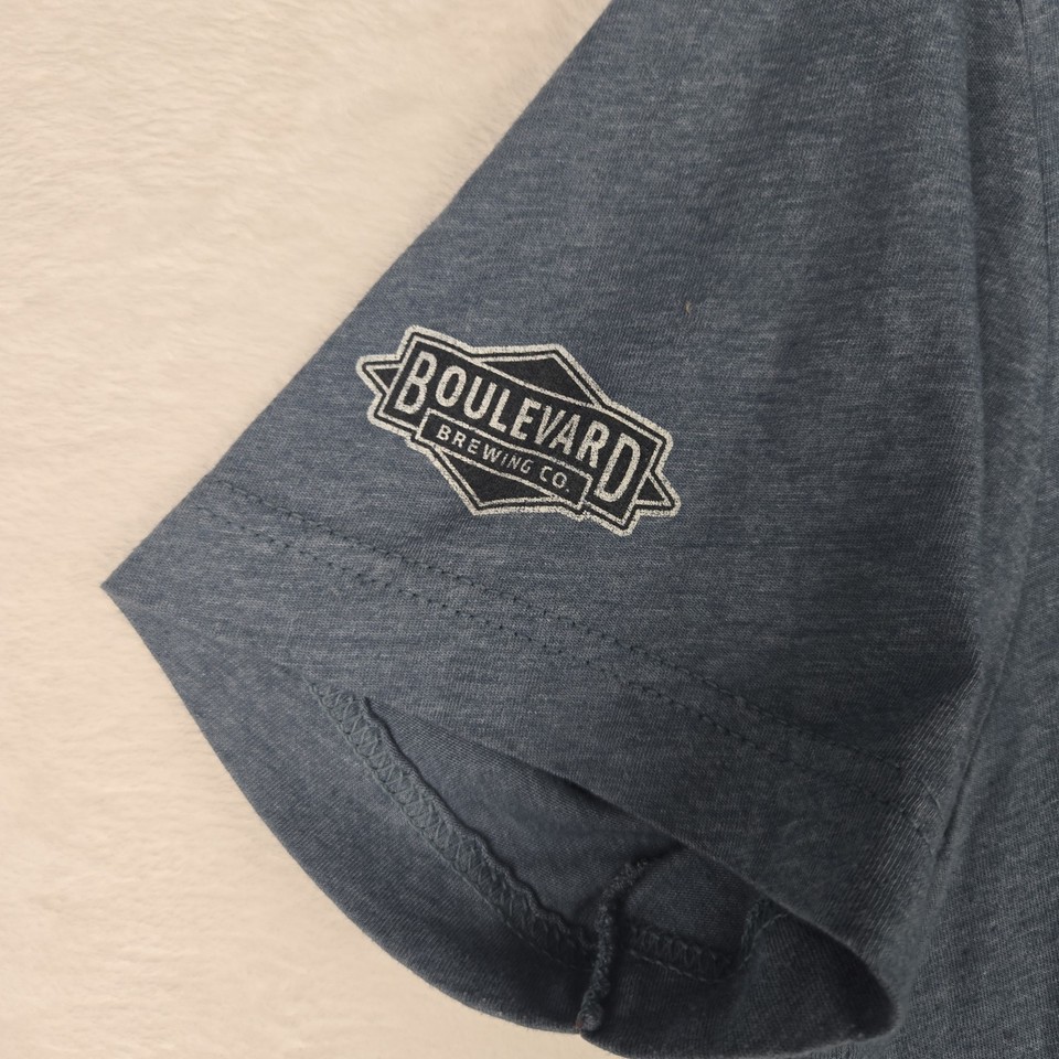 Bella Canvas Women's Boulevard Brewing Co Bully Porter Blue T Shirt ...