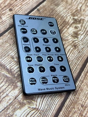 Bose wave music system remote control silver | eBay