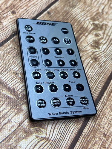 Bose wave music system remote control silver | eBay