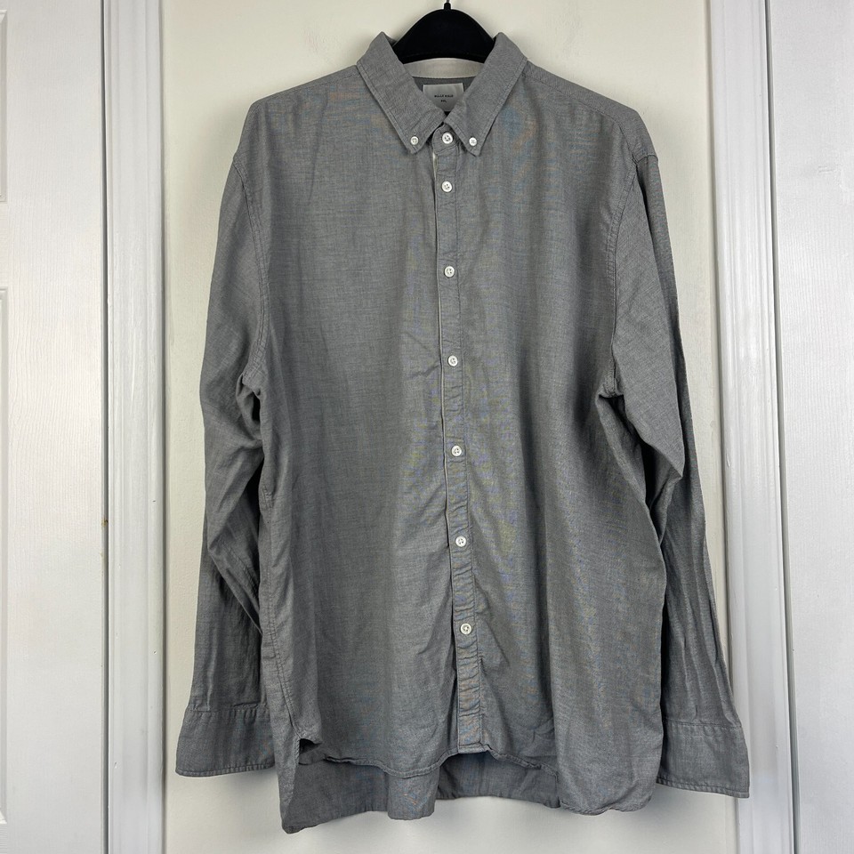 Billy Reid Men's XXL Standard Fit Button Down Cotton L/S Shirt Textured ...