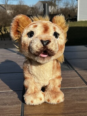 FurReal Friends Lion Cub Safari Plains Wild Cat Roaring Simba Lion King ...
