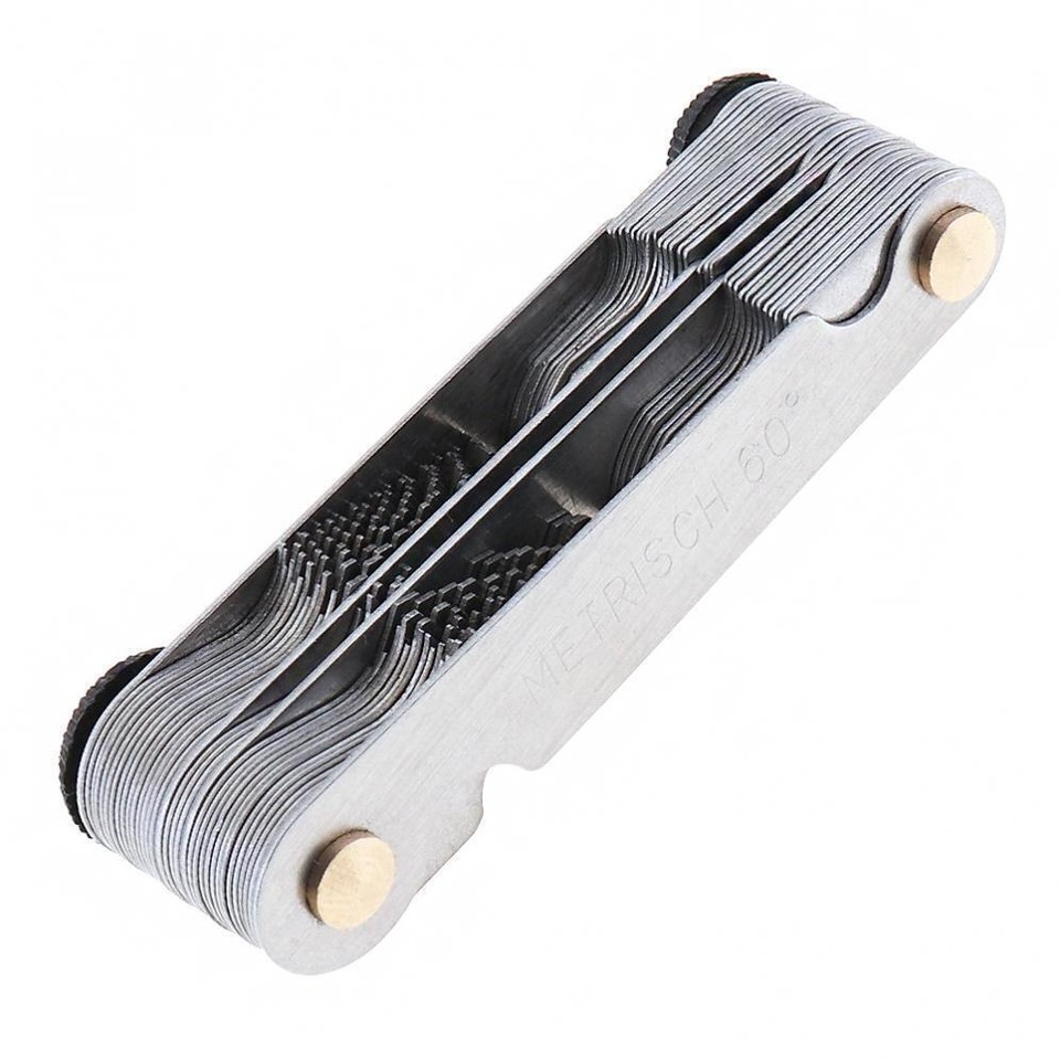 58 Blades Metric & Whitworth & US Screw Thread Pitch Gauge SAE gage ...