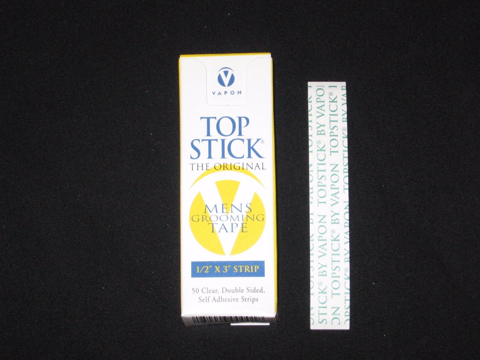 Vapon Topstick® Clear Tape Mens Grooming 1/2″ Topstick/“A” Curve/1″X 3 ...