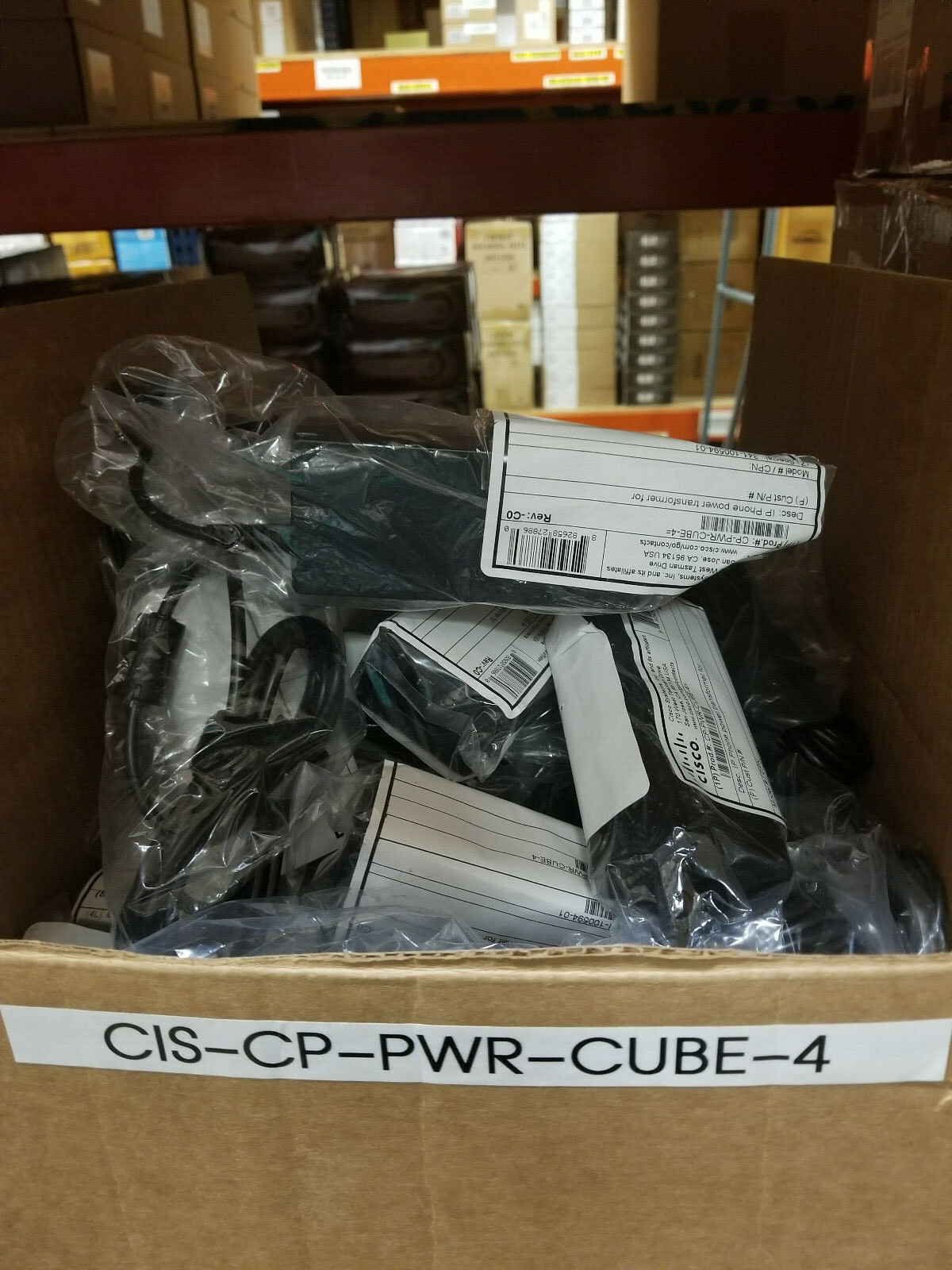 10-PACK OF BRAND NEW Cisco CP-PWR-CUBE-4 Power Cube for Cisco 8900/9900 ...