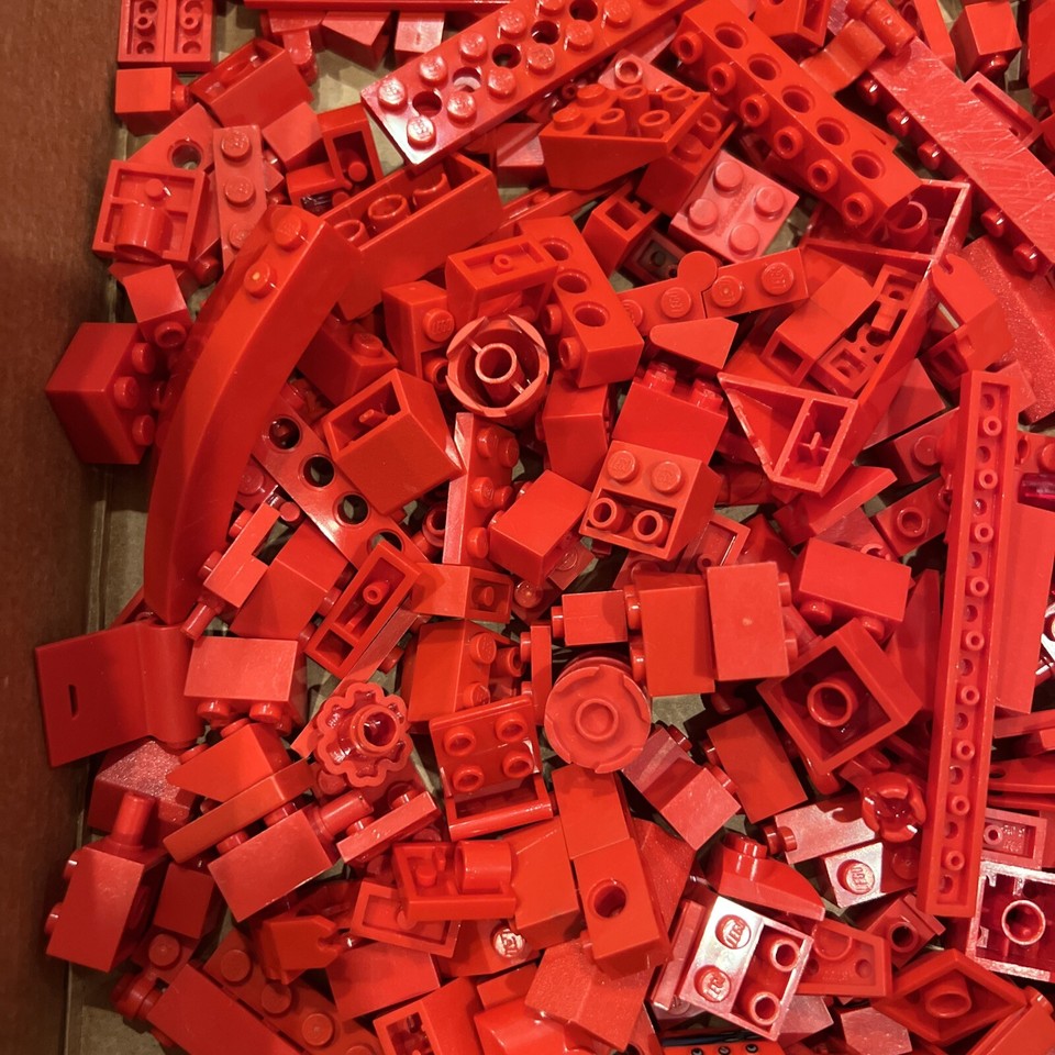 Lego lots 14 oz Red pieces | eBay