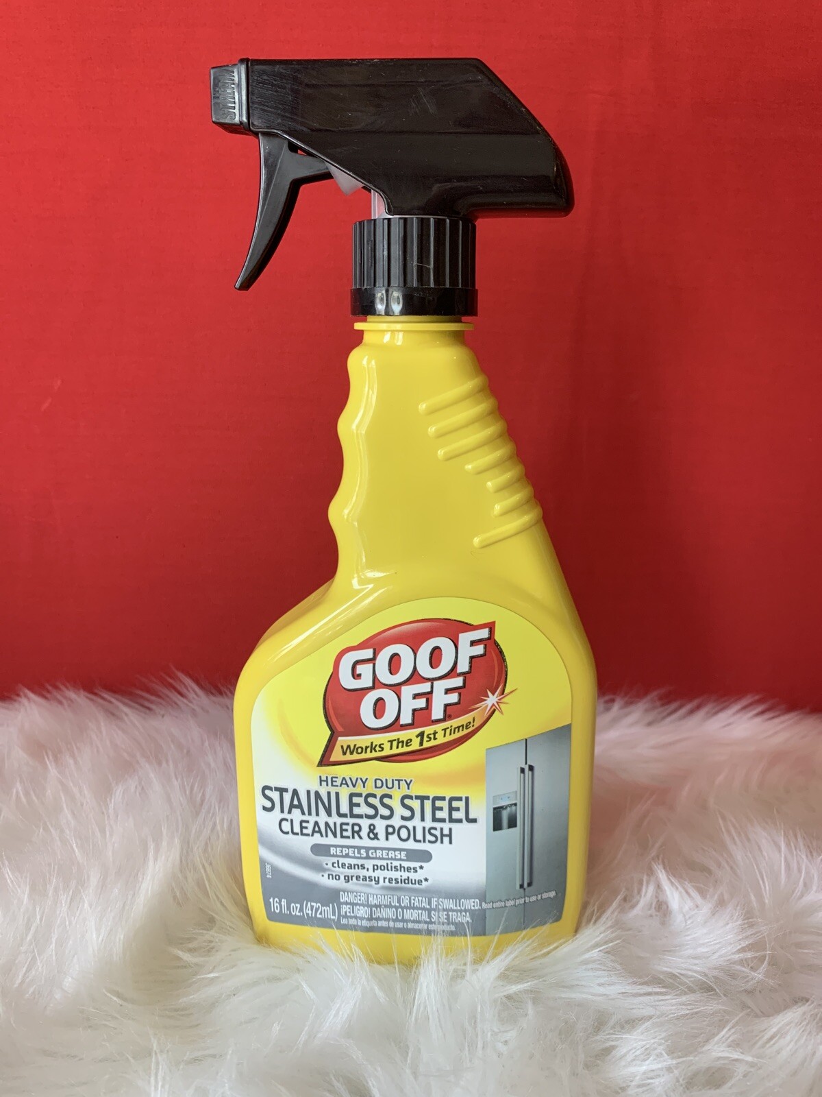 GOOF OFF Heavy Duty Stainless Steel Cleaner And Polish 16 fl oz Spray ...