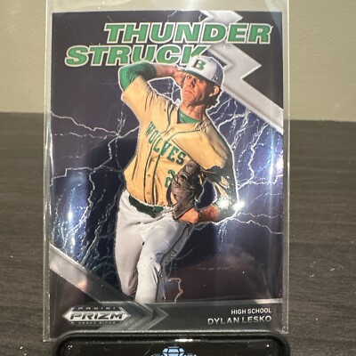 2022 Prizm Draft Picks Dylan Lesko Thunder Struck Insert TH-DL SD ...