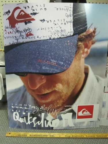 QUICKSILVER Skateboard 2006 Donny Barley 2 Sided Dealer Display New Old ...