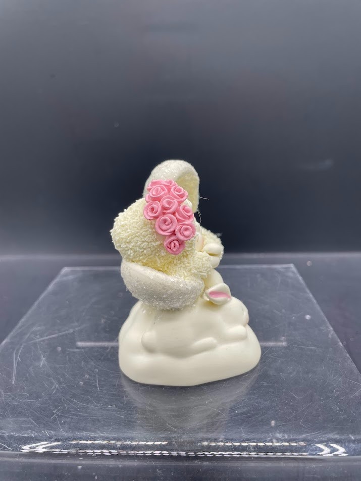 2018 Dept 56 Bless the Animals Snowbabies 6000853 Easter Angel Bunnies ...
