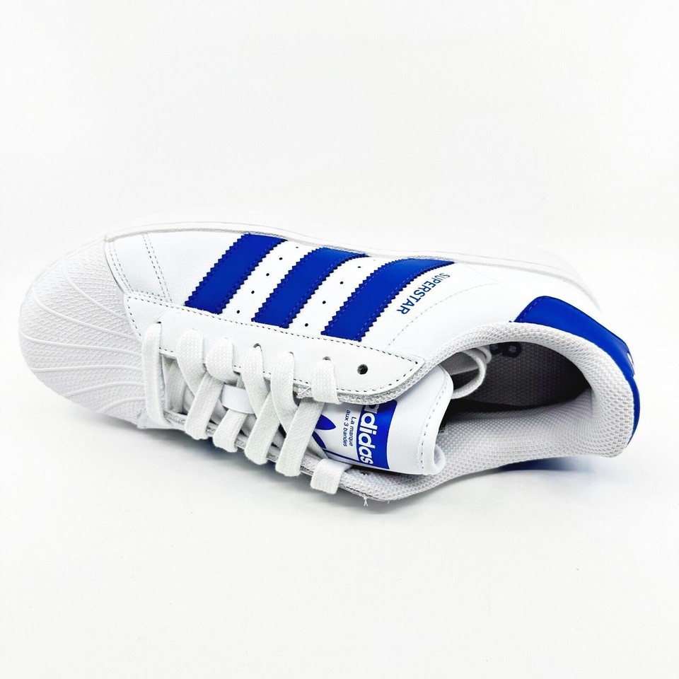 Adidas Originals Superstar XLG Cloud White Blue Mens Sneakers IF8068 | eBay