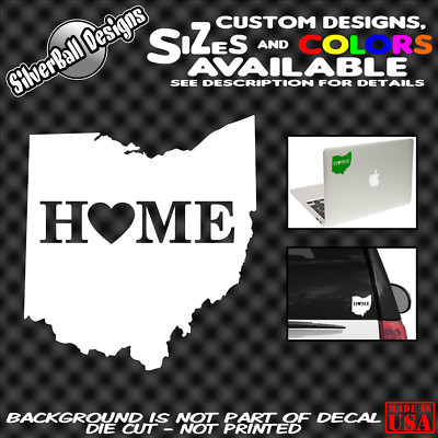 OHIO Home Love Custom Vinyl Decal Sticker Car Truck Window Browns Tribe ...