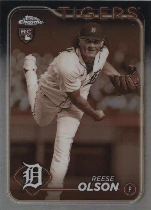 2024 Topps Chrome - Reese Olson #40 Sepia Refractor (RC) for sale ...