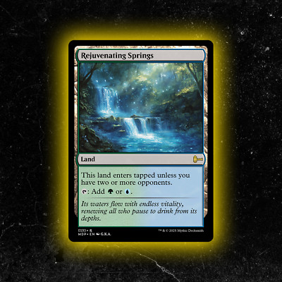 Rejuvenating Springs - Custom Magic: The Gathering Card - High-Quality ...
