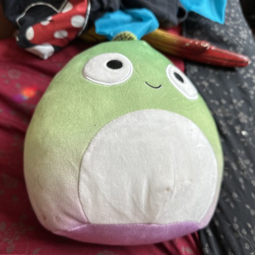 Squishmallow 9" Denton the Chameleon Plush Soft Ombre Colorful Sparkle ...