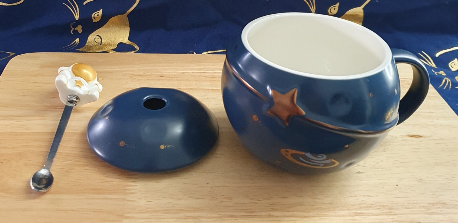 Kawaii Astronaut Cup Space Embossed Planet Mug, Cute Ceramic Coffee Mug ...