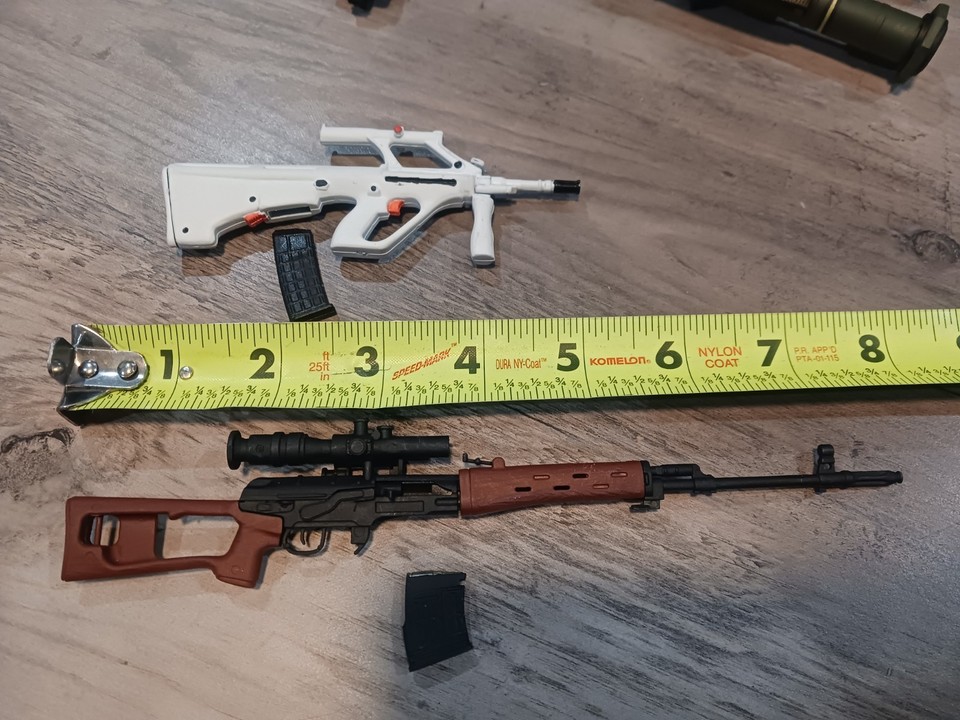 Lot Of 1/6 Scale Military Weapon Toy Guns for 12" Action Figure Soldier ...