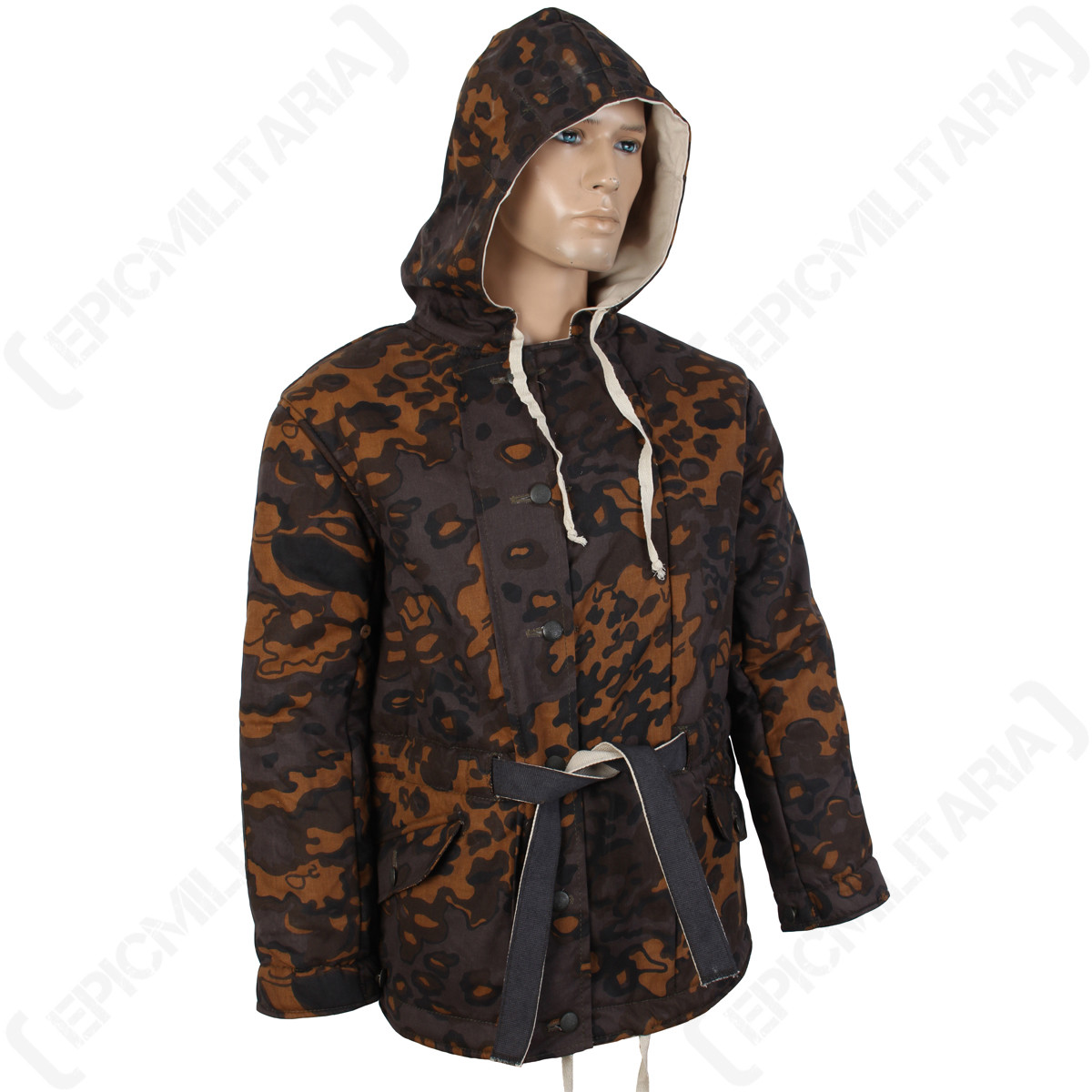 WW2 German Autumn Oakleaf Camo Parka - Repro Coat Jacket Army Soldier ...