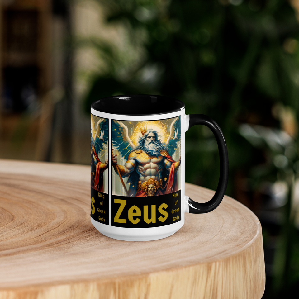 ZEUS King of Greek Gods Mythology Moun Olympus NEW Premium Coffee Mug ...