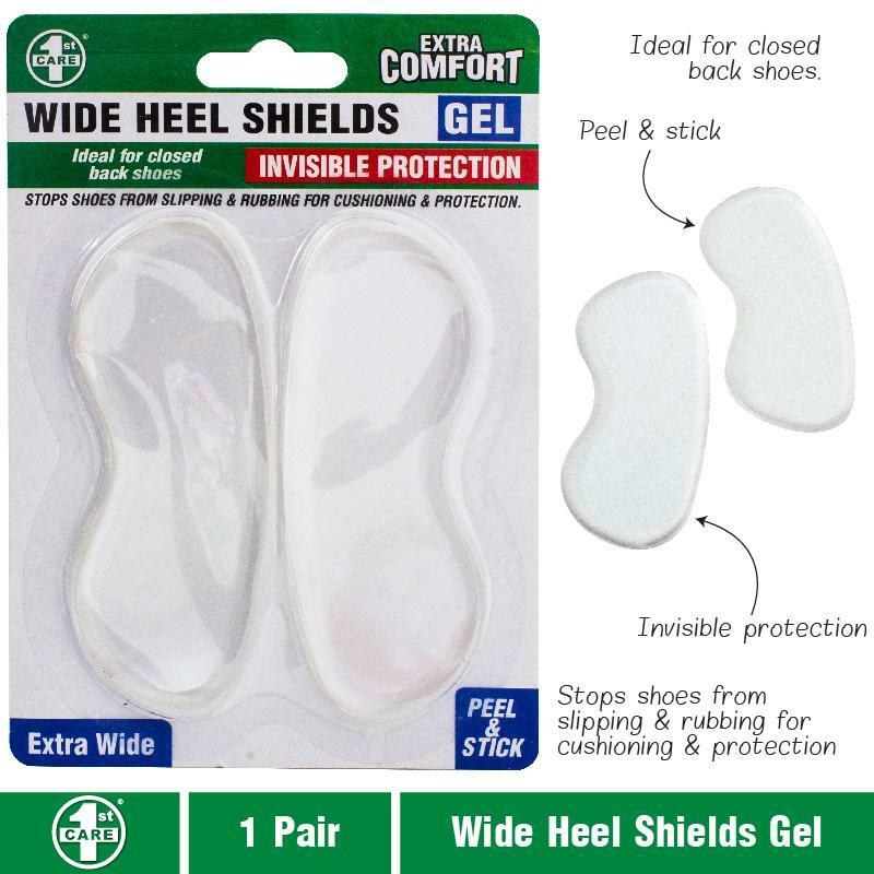 Invisible Heel Shields Support Cushion Shoe Stick Sticker Feet Foot Pad ...
