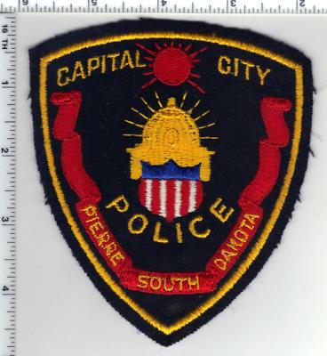 Pierre Police (South Dakota) Capital City FELT Shoulder Patch from 1970 ...