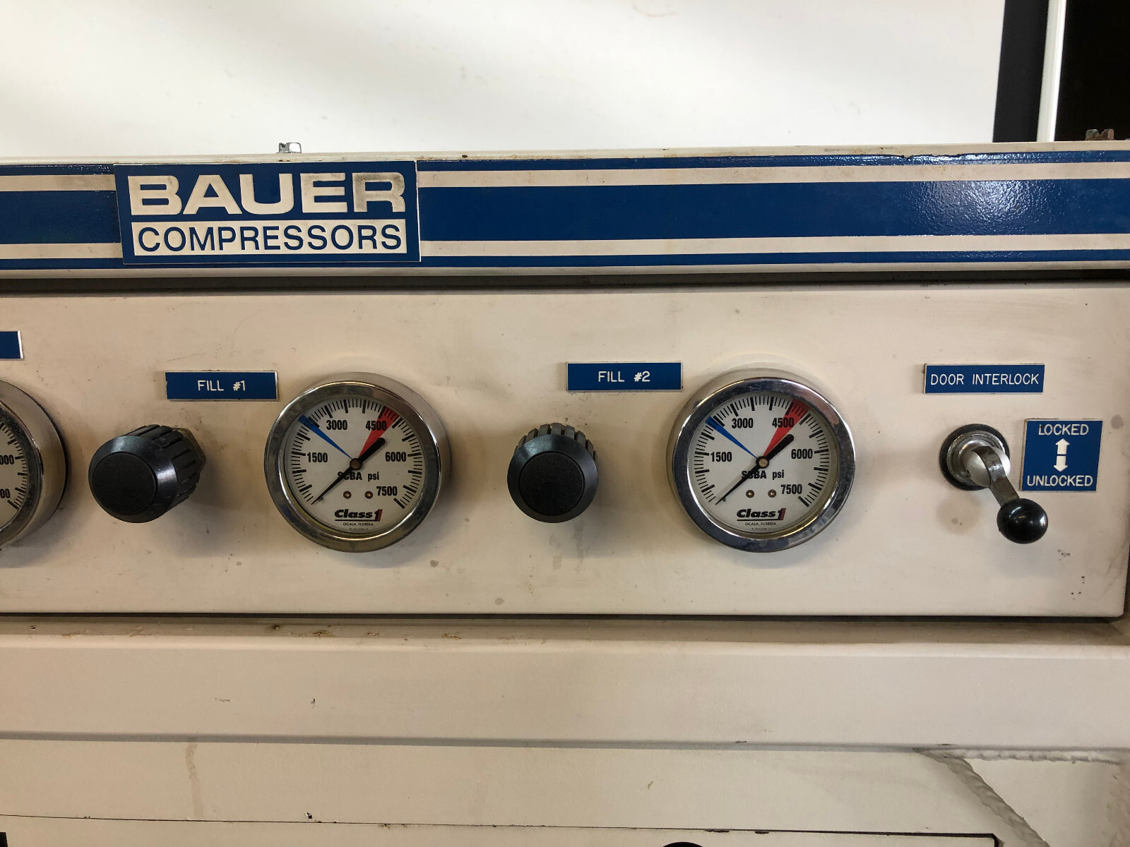 BAUER Two Position Fill Station CFS-2M - Bottle Scuba Fire Breathable ...