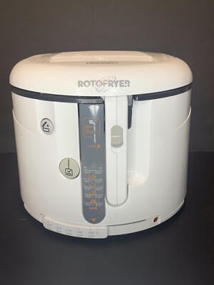Delonghi Roto Fryer Model D-20 Cool Touch Low Oil Electric Rotofryer ...