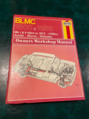 BLMC 1800 & 18/85 Austin Morris Wolseley 1789cc MkI & II 1964-72 Haynes ...