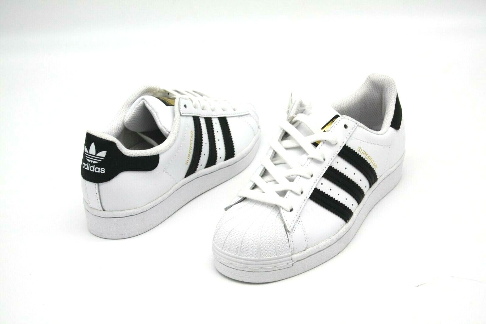 ADIDAS SUPERSTAR JUNIOR FU7712 WHITE/BLACK/WHITE SNEAKER UNISEX BIG KID ...