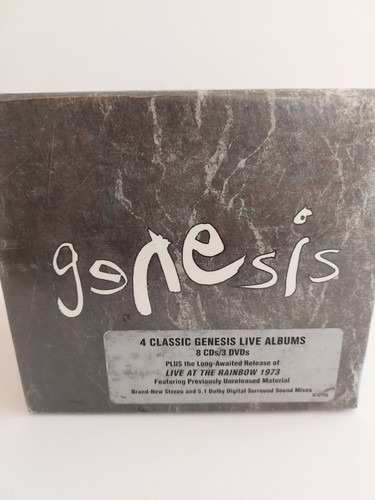 8 CD + 3 DVD Box Set - Genesis 1973 - 2007 Live-Rhino Records SEALED ...