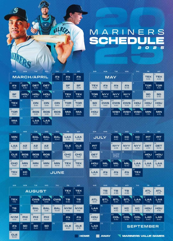 2025 Major League Baseball Teams Schedule Magnets 5" X 3.5"(Choose From ...