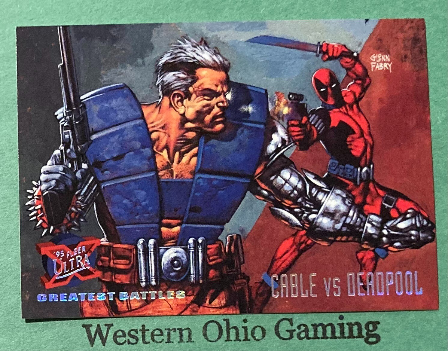 1995 Fleer '95 Ultra Cable vs. Deadpool #127 USED Greatest Battles | eBay