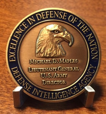 Authentic DIA Director LTG Michael D. Maples Defense Intelligence ...