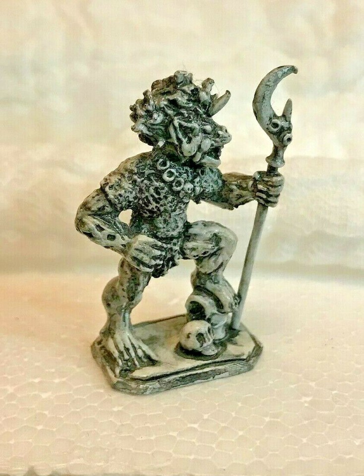 1976 archive grenadier ral partha miniature d&d troll king goblin ogre ...