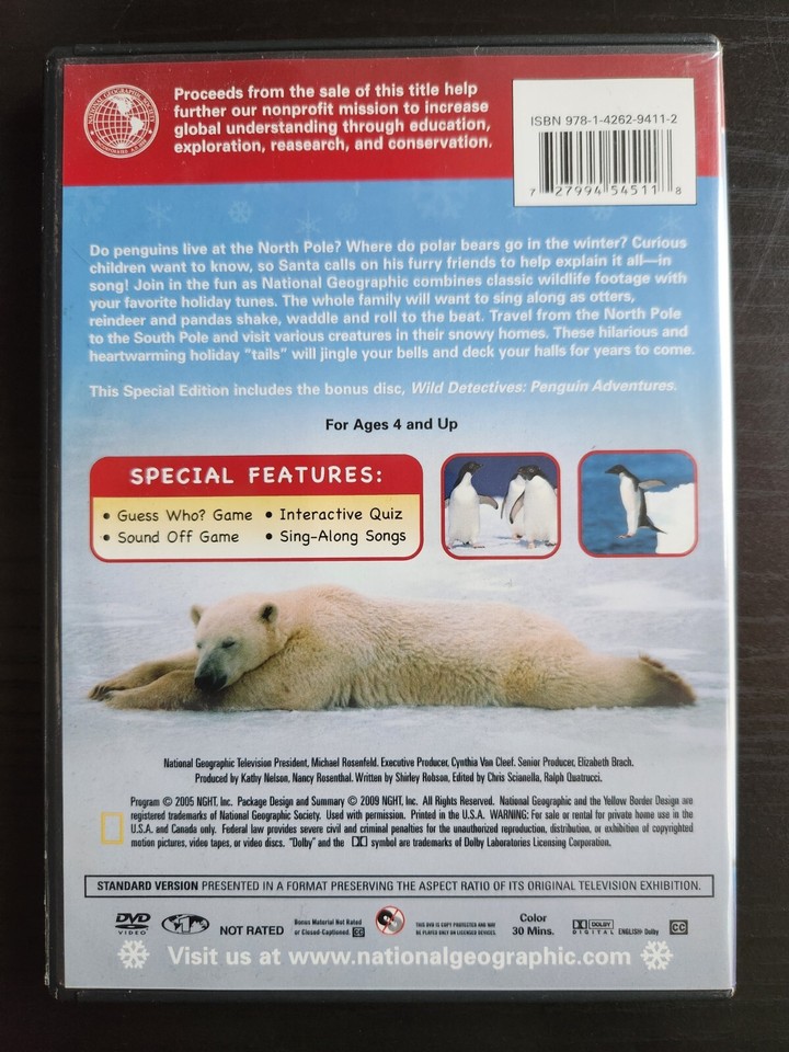 National Geographic - Animal Holiday (DVD, 2009, 2-Disc Set, Special ...