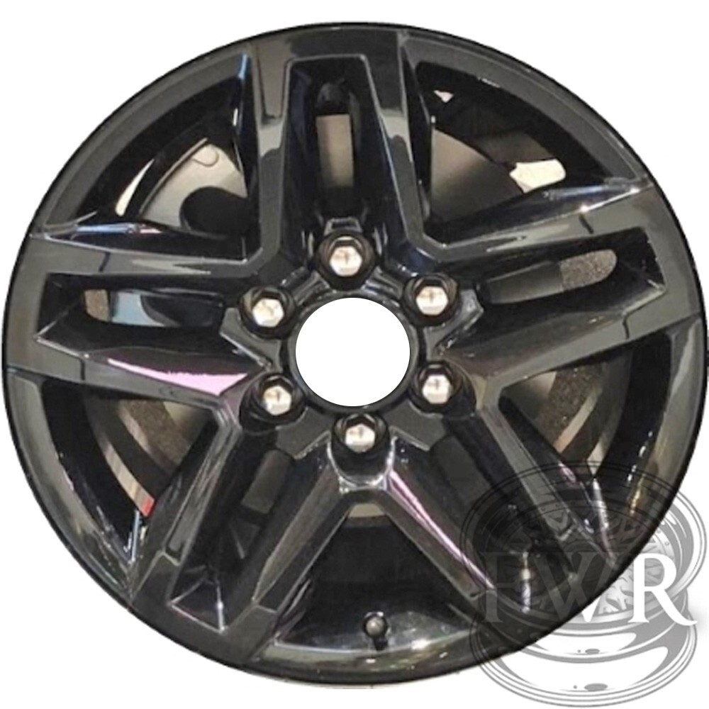 New 18" Gloss Black Alloy Wheel Rim for 2019-2023 Chevy Silverado 1500 ...