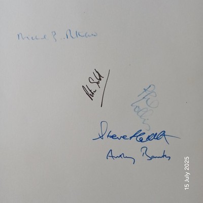 5 original Genesis autographs circa 1972-73 Foxtrot tour era See ...