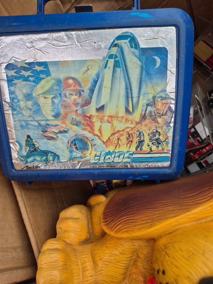 Hasbro GI Joe 1987 Blue Plastic Lunch Box with Thermos | eBay