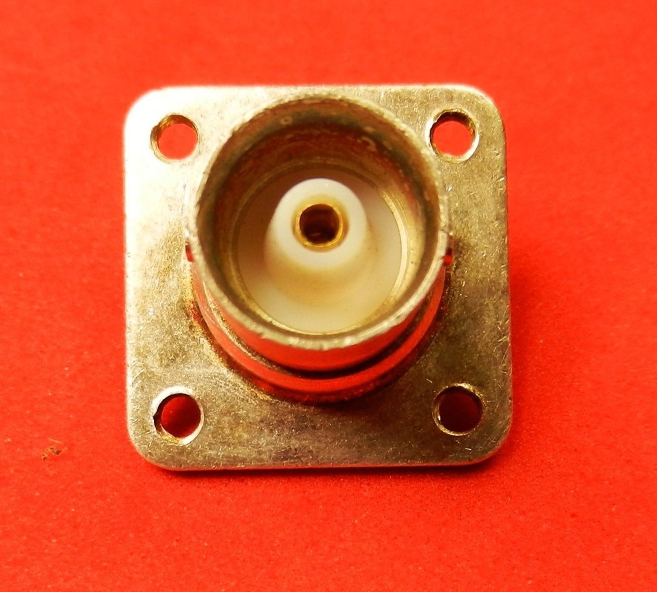UG-568/U Type C Bulkhead / Panel Mount Adapter Silver Plated NOS | eBay