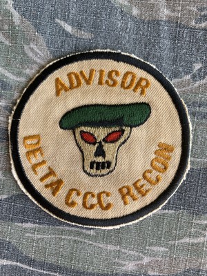 Original Vietnam War MACV SOG 5th Special Forces DELTA CCC RECON ADVISOR patch | eBay