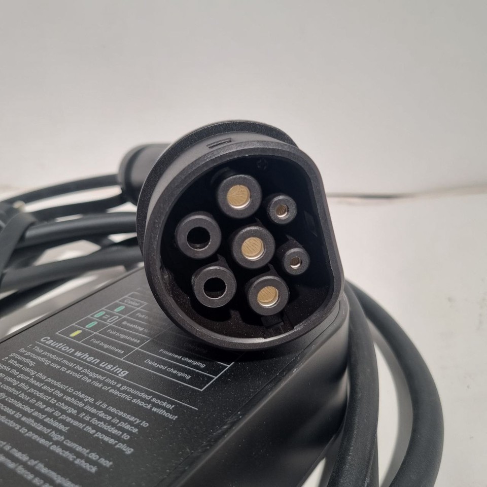 EzGoGo EV Charger Cable Type 2 to 3 Pin Plug ES16A-1P 13A 3kW 6M Car ...
