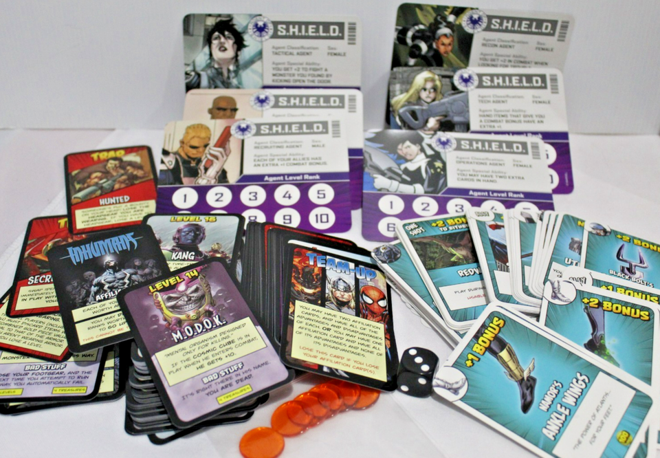 Steve Jackson Card Games x2 Sets Munchkin Impossible & Marvel Complete ...