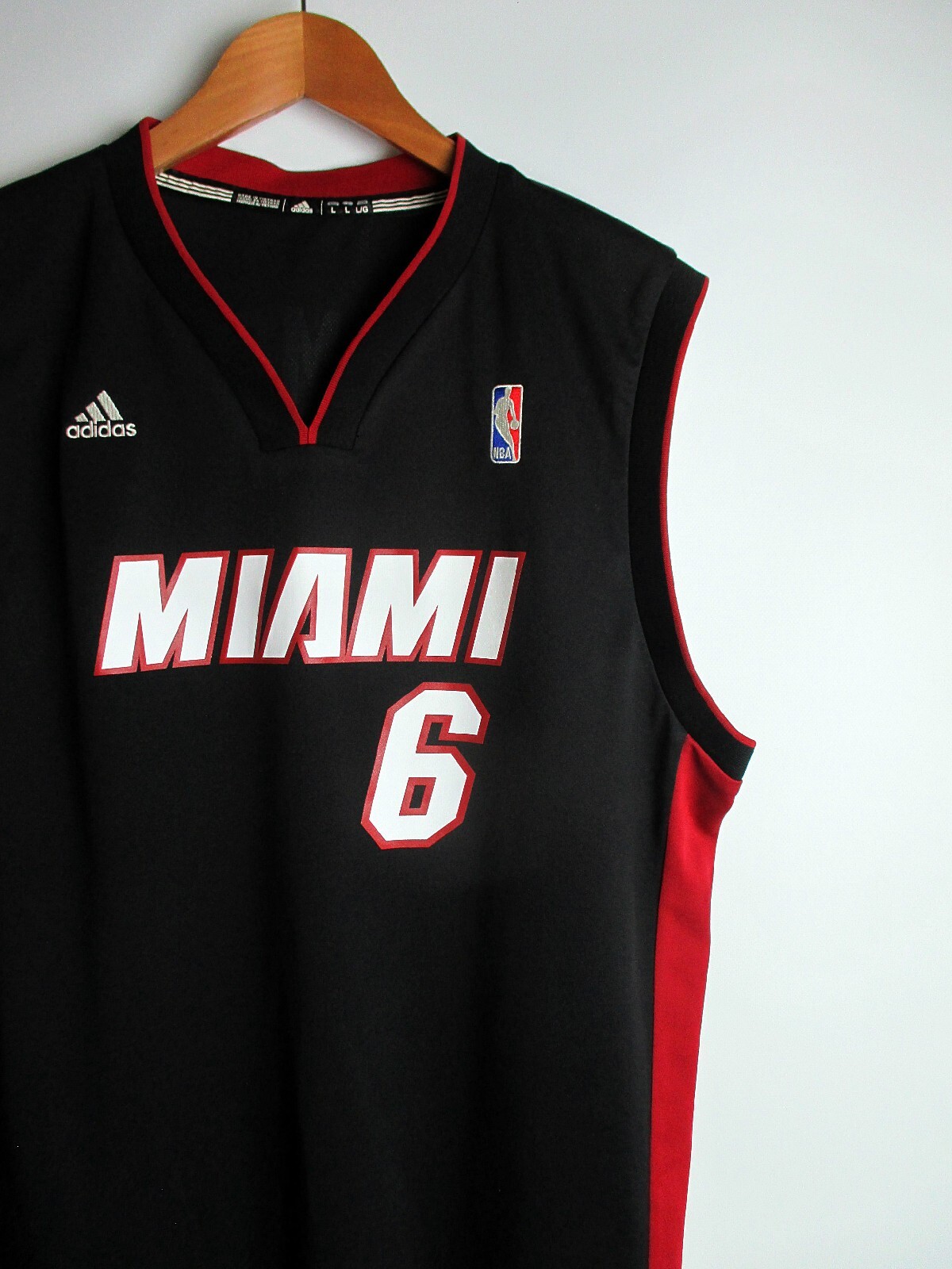 Adidas Miami Heat #6 James LeBron 2014 Basketball Black Jersey Tank Top ...