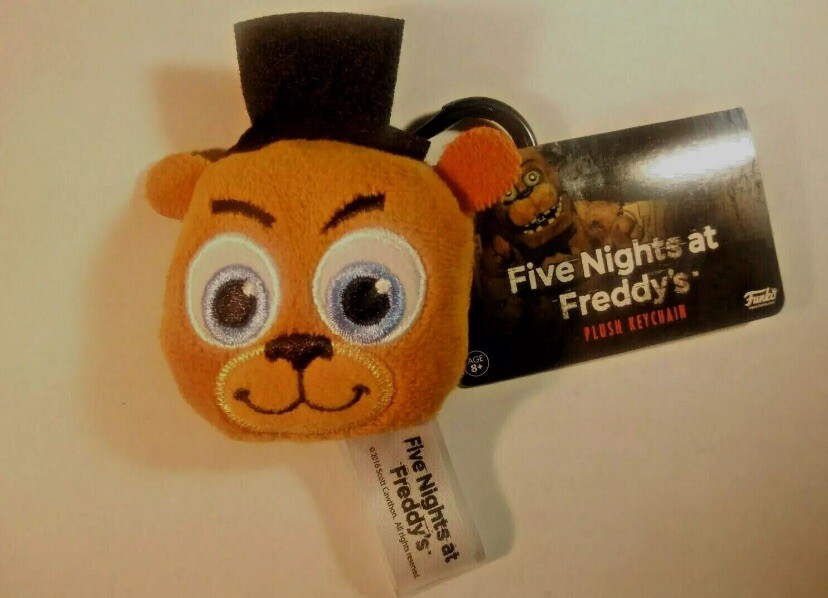 3x Five Night at Freddy's Funko Mini Head plush keychains CHICA, FOXY ...