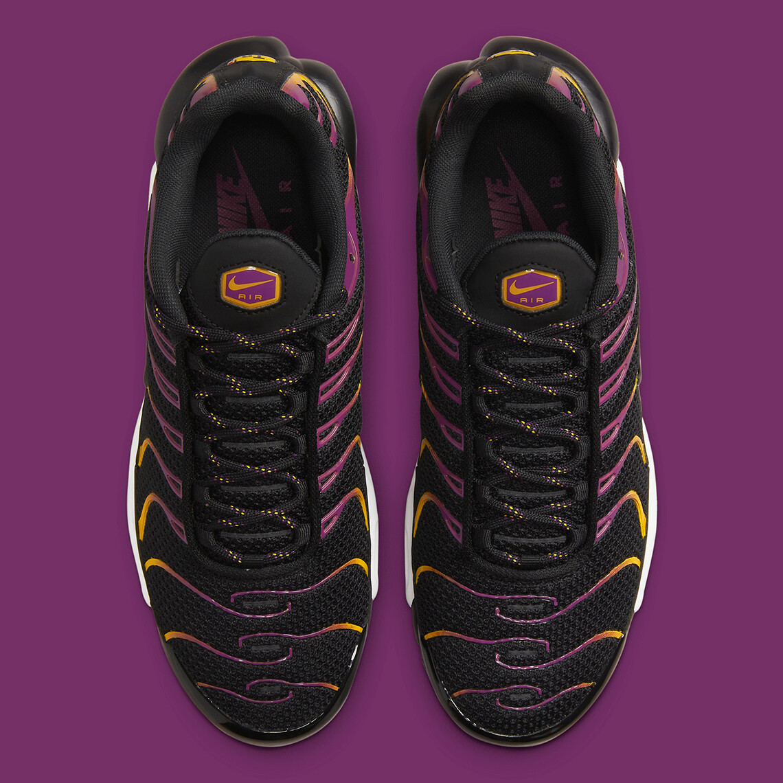 Nike Air Max Plus TN Tuned Viotech Black Gold Purple Summer DX2663-001 ...