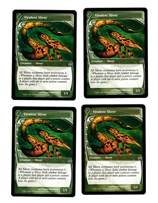 4x Virulent Sliver EX Future Sight Mtg Magic EDH 4x x4 | eBay