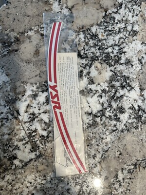 Vintage 80s Lockhart Phillips Yamaha YSR50 Helmet Visor Decal Sticker ...