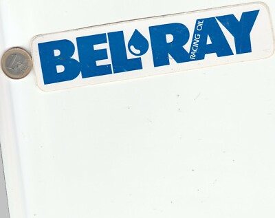 AUTOCOLLANT . Moto. BEL RAY Racing Oil | eBay